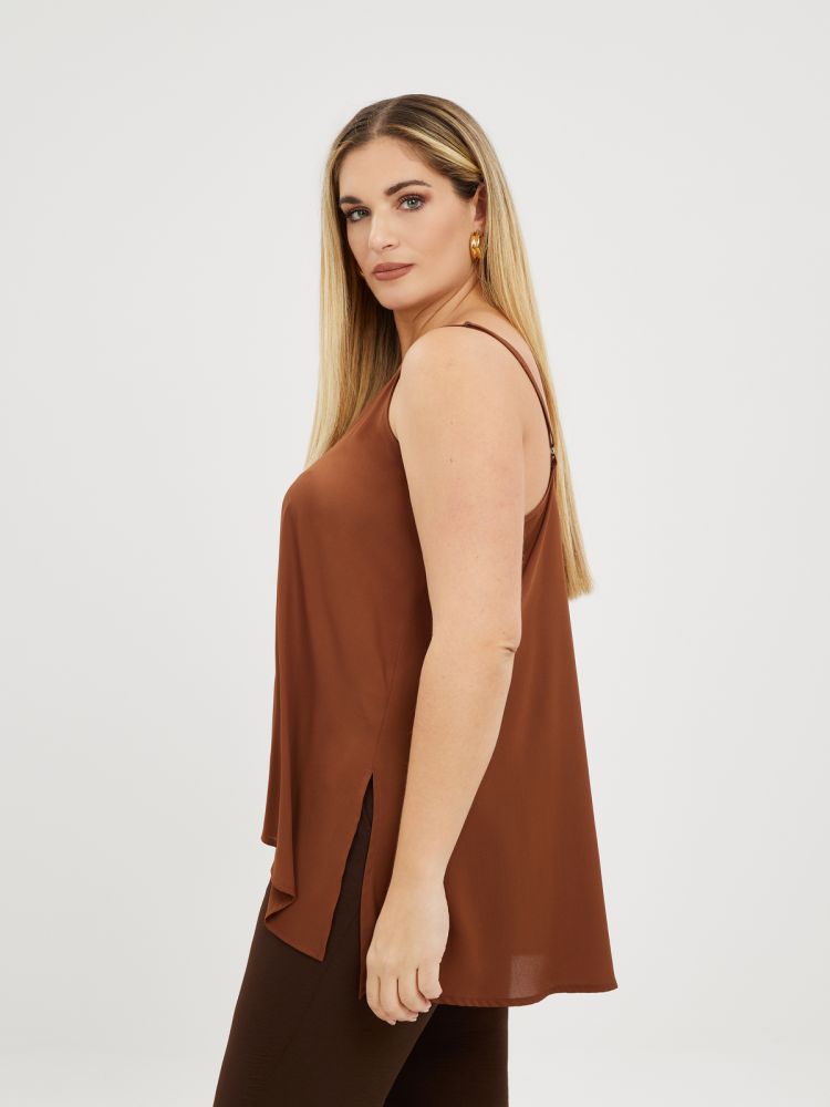 Basic crepe cami top | mat fashion